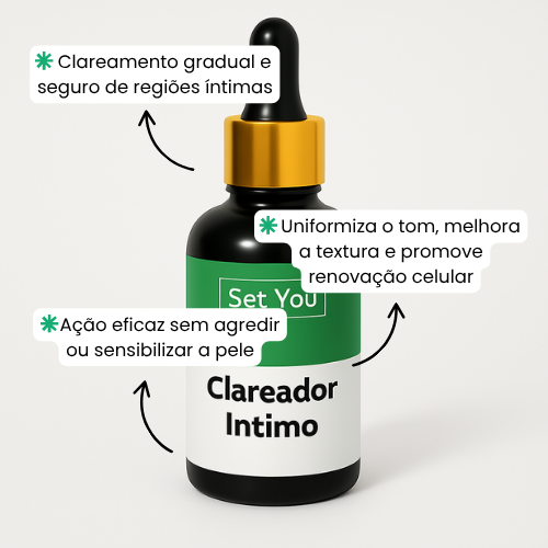 Clareador íntimo NOVO – Set You